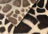 China 235GSM Animal Skin Print Polyester Velvet Fabric for Sofa Covers | 58-60 Inch Width | Custom Designs for sale