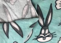 China Plaid Dye Minky Plush Fabric for sale