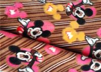 China Warp Knitted Printing Super Soft Micro Velour Fabric for sale