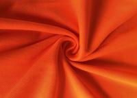 China Polyester Cotton Neon Orange Workwear Weft Knitted Fabric for sale