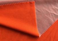 China Polyester Cotton Neon Orange Workwear Weft Knitted Fabric for sale