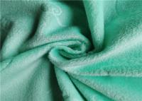China Warp Knitted Velvet Embossed Minky Velboa Fabric for sale