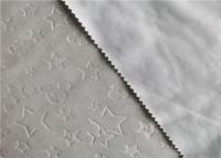 China Super Short Plush Mink 200gsm Embossed Polyester Fabric for sale