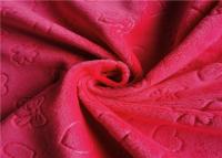 China 100% Polyester Velboa Embossed Knitting Brushed Fabric 150gsm 1.5m Width for Garments Bags for sale