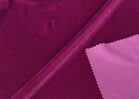 China Shiny Crushed Solid Knit Sofa 250gsm Spandex Velvet Fabric for sale