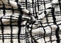 China Polyester Printed Stretch Knit Soft Velboa Fabric For Garments for sale