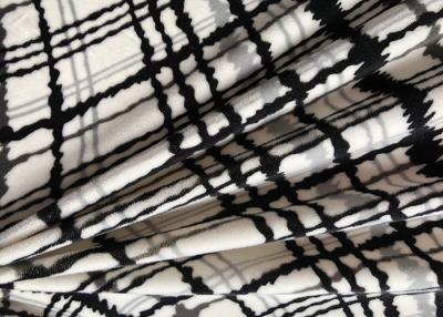 China Polyester Printed Stretch Knit Soft Velboa Fabric For Garments for sale