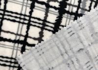 China Polyester Printed Stretch Knit Soft Velboa Fabric For Garments for sale