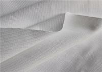 China Blend White Nurse Uniform Clothes 160cm Polyester Tricot Knit Fabric for sale