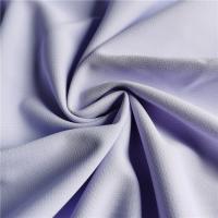 China Dyed Nurse Uniform Twill 75D / 36F Polyester Tricot Knit Fabric for sale