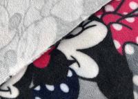 China Mickey Design Stretch Knitted Spandex Velvet Fabric for sale