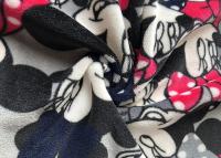 China Mickey Design Stretch Knitted Spandex Velvet Fabric for sale