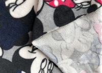 China Mickey Design Stretch Knitted Spandex Velvet Fabric for sale