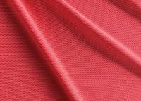 China Breathable Polyester Weft Knitted Sports Mesh Fabric 150cm Width for T Shirt for sale