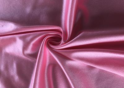 China Recycled Shiny Satin Stretch Knitted Nylon Spandex Fabric 62 inch 200 gsm for sale