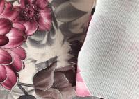 China Flower Printed 100% Polyester 280GSM Sofa Velvet Upholstery Fabric for sale
