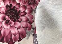 China Flower Printed 100% Polyester 280GSM Sofa Velvet Upholstery Fabric for sale