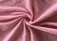 China 100% Polyester 3D Stripe Velvet Minky Plush Fabric for sale