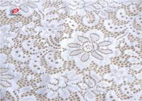 China 90% Nylon 10% Spandex Lace Fabric 170gsm 58-60 Inch For Underwear for sale