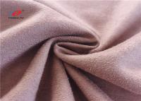China Double Sided Brushed Knitted Micro Suede Polyester Fabric 58-59inch for Towel Bathrobe for sale