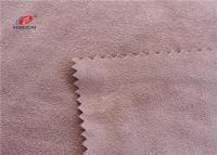 China Warp Knitted 160gsm Polyester Suede Fabric For Shoes for sale