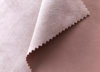 China 58 Inch Stretch Weft Knitted Micro Suede Polyester Fabric 385 GSM for sale