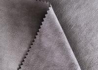 China Solid Dyed Weft Stretch Micro Suede Polyester Fabric 155cm 36GSM for Garment for sale