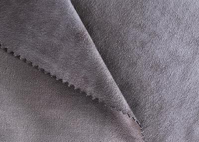 China Solid Dyed Weft Stretch Micro Suede Polyester Fabric 155cm 36GSM for Garment for sale