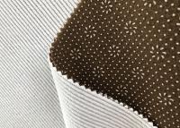 China Warp Knitted Sofa Velvet Fabric 300GSM With Plastic Stripe Back for sale