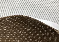China Warp Knitted Sofa Velvet Fabric 300GSM With Plastic Stripe Back for sale