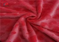 China Foil Print Knitted Minky Brush Velboa Fabric 100% Polyester Super Soft 140cm Width for Garment for sale