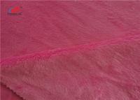China 100 polyester super soft velboa knitted SMOOTH SOLID minky toy plush fabric for sale
