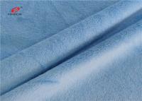 China 100 polyester super soft velboa knitted SMOOTH SOLID minky toy plush fabric for sale