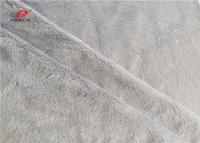 China Super Soft Plush Minky Velboa Fabric 3mm Pile 100% Polyester Embossed for sale