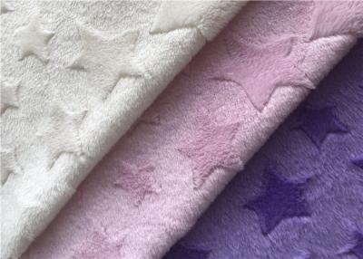China Warp Knitting Polyester Minky Plush Fabric 2.5mm Pile Super Soft for sale