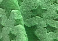 China High Warmth Retention Star Embossed Minky Plush Fabric For Blanket for sale