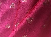 China Polyester Velboa Minky Plush Fabric 240 GSM Gold Foil Print for Baby Blankets for sale