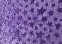China 60'' Wide 230GSM Super Soft Knitted Star Brushed Minky Plush Fabric 100% Polyester for Baby Blankets for sale