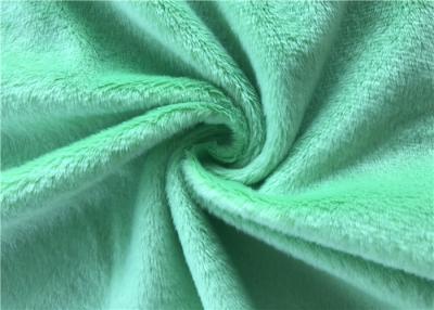 China 1.5mm Short Plush 230gsm Warp Knitted Minky Plush Fabric 100% Polyester for Toys for sale