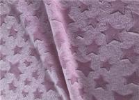 China Oeko-Tex Standard 100 Star Pattern Brushed Minky Plush Fabric 160cm 240gsm for sale