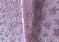 China Oeko-Tex Standard 100 Star Pattern Brushed Minky Plush Fabric 160cm 240gsm for sale