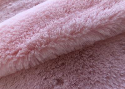 China 300GSM Polyester Faux Rabbit Fur Fabric - 20mm Pile Height, 150cm Width for Slipper Manufacturing and Apparel for sale