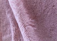 China 300GSM Polyester Faux Rabbit Fur Fabric - 20mm Pile Height, 150cm Width for Slipper Manufacturing and Apparel for sale