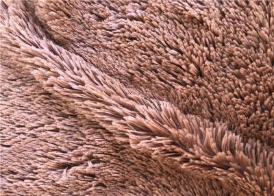 China Custom 100% Polyester Spandex Long Pile PV Plush Fabric - 20mm Pile Height, 200gsm Weight for Toys & Blankets for sale