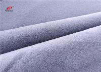 China Upholstery Stretchy 100% Polyester Microsuede Fabric Weft Knitting for sale