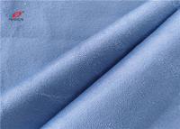 China Knitted Polyester 170gsm Stretch Faux Suede Fabric Solid Dyed for sale