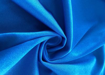 China Recycled Warp Stretch Knitted Plain Dyed 82 Nylon 18 Spandex Fabric 200gsm 40D for sale
