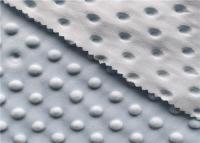 China 100% Polyester Minky Dot Plush Fabric 200cm Width 260gsm for Baby Blanket for sale