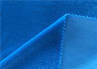 China Stretch Knitting Velvet Crushed Fabric Polyester Spandex for sale