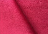 China Synthetic Leather Micro Suede Faux Fur Fabrics 100% Polyester Knitted for sale